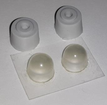 1/24th-1/25th Early Gumball Police Lights CLEAR – FAB Resinworks