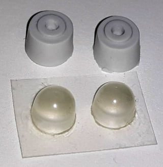 1/24th-1/25th Early Gumball Police Lights CLEAR – FAB Resinworks